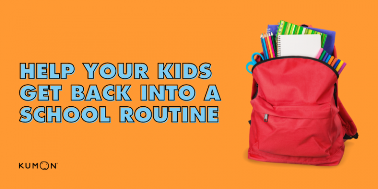 Back to School Routine: How to Help Your Kids Build One
