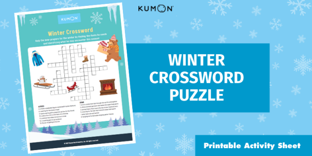 Winter Crossword Puzzle - Student Resources