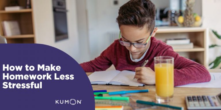 How to Make Homework Less Stressful - Student Resources