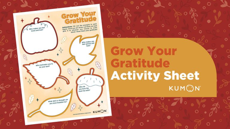 Grow Your Gratitude Activity Sheet - Student Resources