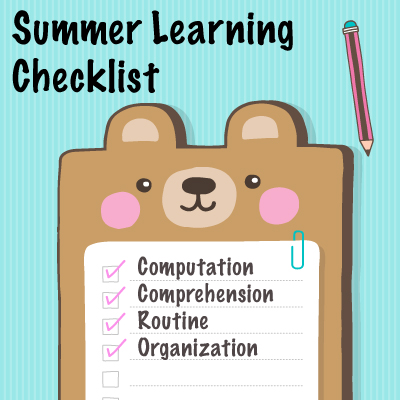 The Kumon Summer Learning Checklist - Student Resources